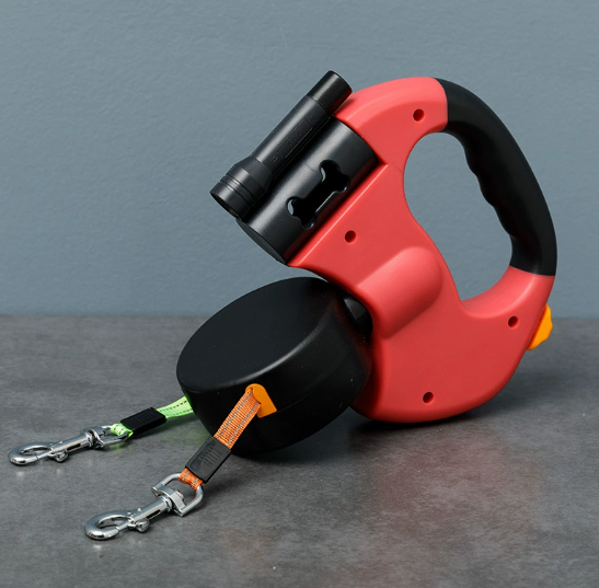 3-in-1 Dual Retractable Dog Leash-FREE SHIPPING – Classy Pet Life
